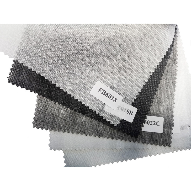 Satin Fabric Double Dot Stitch Bond Interfacing Fusible Lining for ...